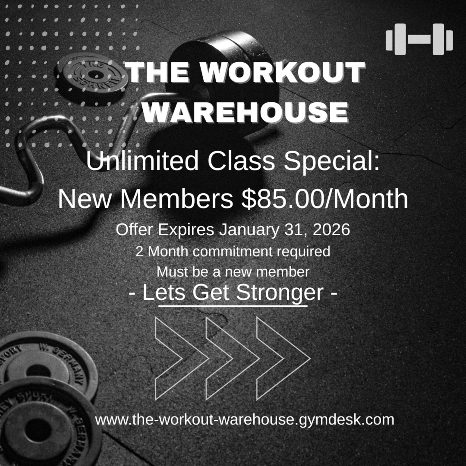 New Year New Member Special - Welcome to The Workout Warehouse ...